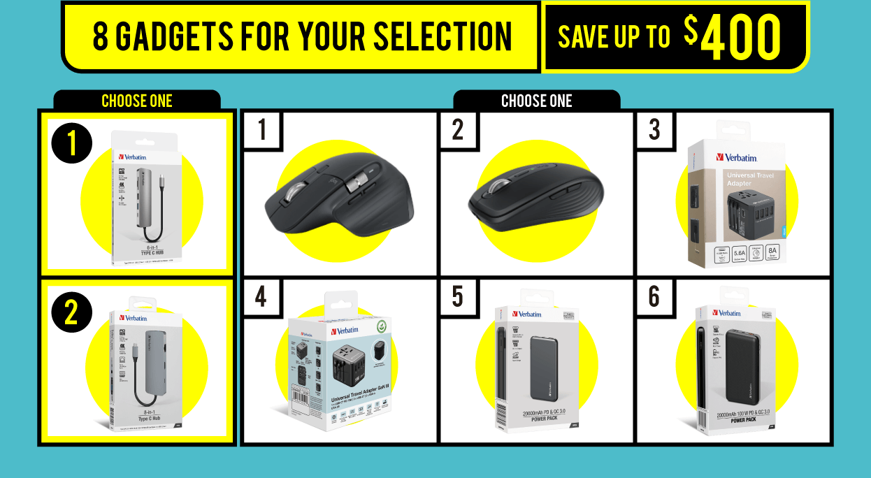 8 Gadgets for your selection