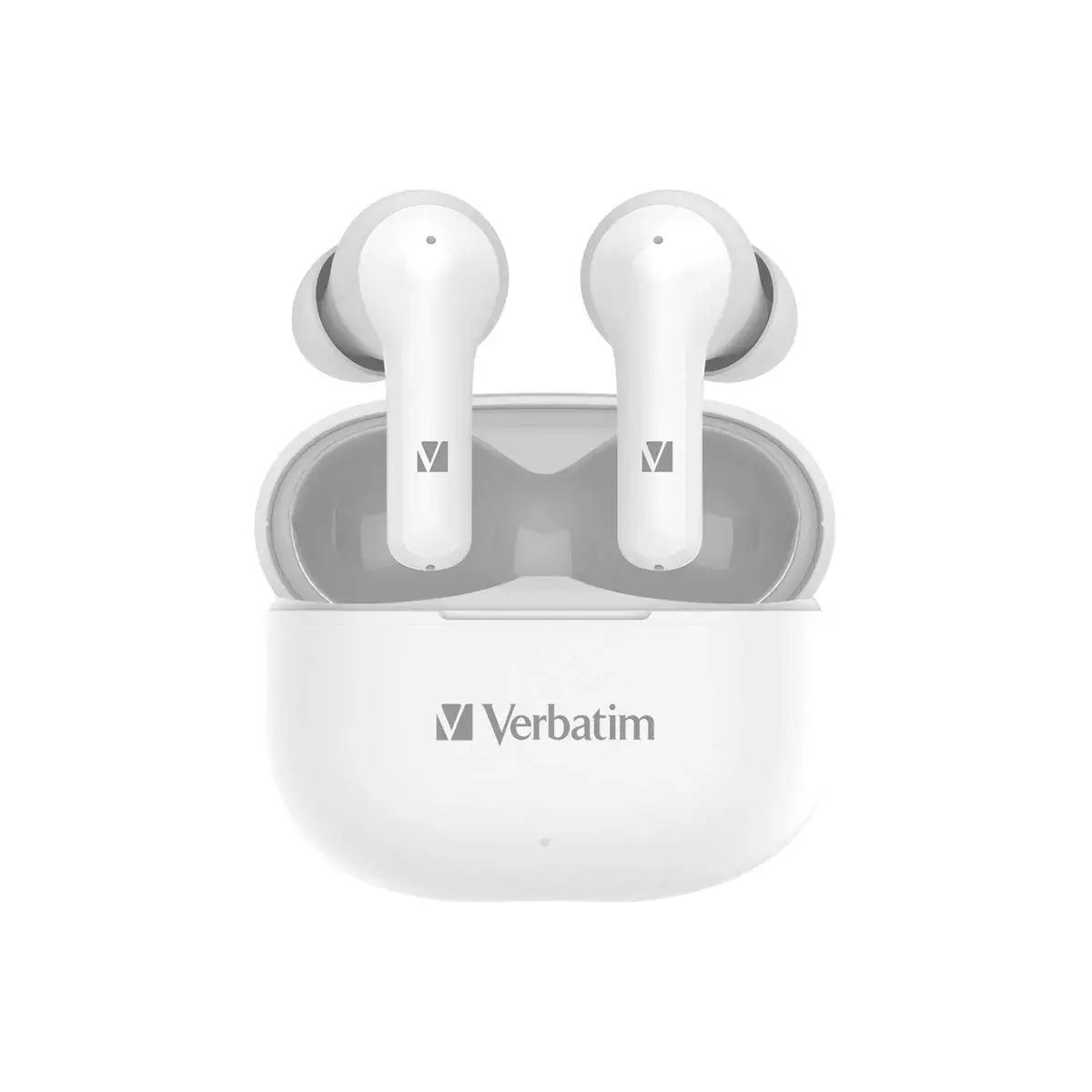 Verbatim Bluetooth 5.3 ENC+ANC True Wireless Earbuds (White)